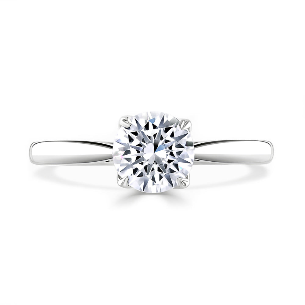 Platinum 2.09ct Round Brilliant Cut Laboratory Grown Diamond Solitaire