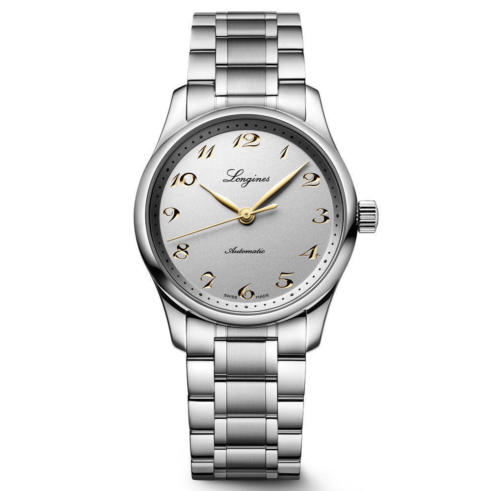 Longines Master Collection 34mm Silver Dial Automatic Ladies Watch L2.