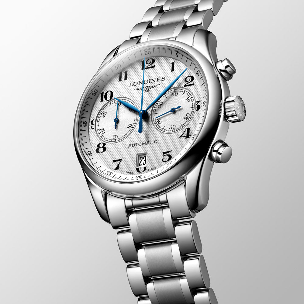 Longines Master Collection 40mm Silver Dial Automatic Chronograph Gent