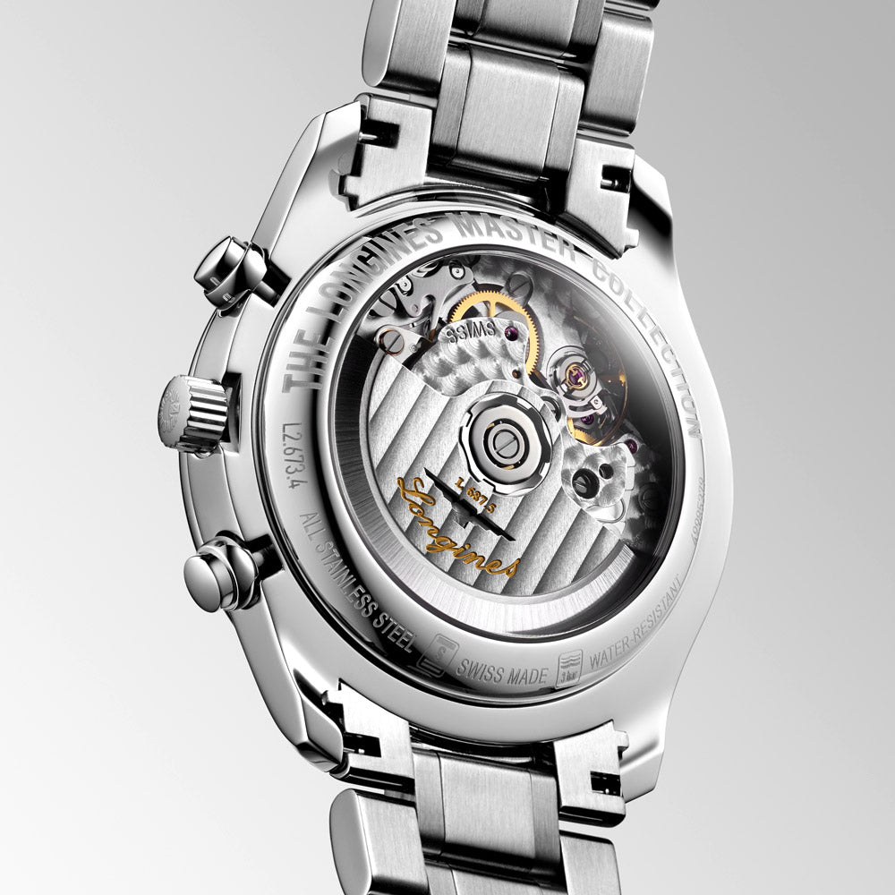 Longines Master Collection 40mm Anthracite Dial Moonphase Automatic Ch