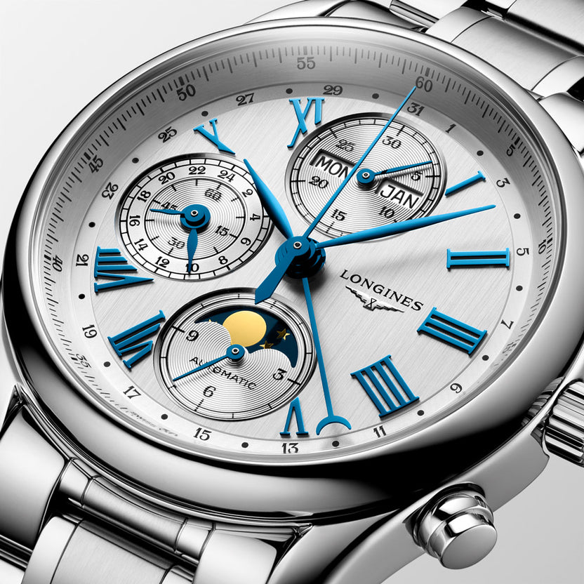 Longines Master Collection 40mm Silver Dial Automatic Chronograph Day