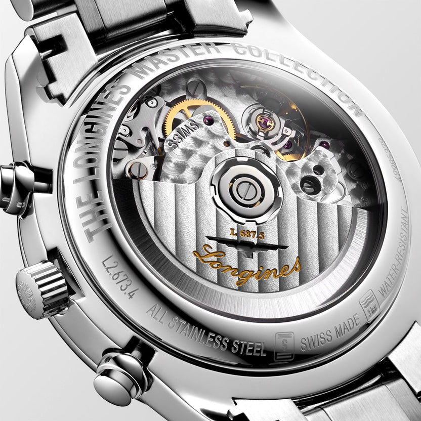 Longines Master Collection 40mm Silver Dial Automatic Chronograph Day