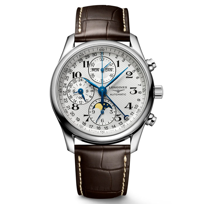 Longines Master Collection 40mm Silver Dial Automatic Chronograph Day