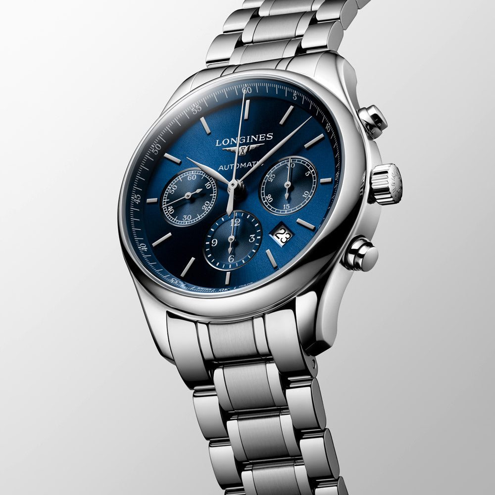Longines Master Collection 42mm Blue Dial Automatic Chronograph Gents