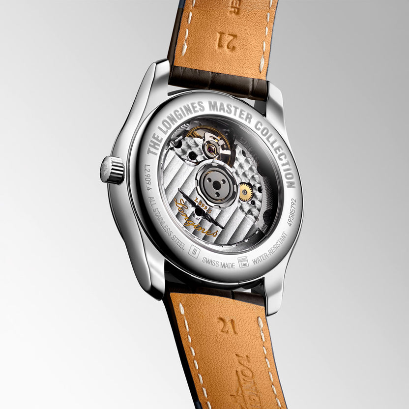 Longines Master Collection 40mm Silver Dial Automatic Moonphase Gents