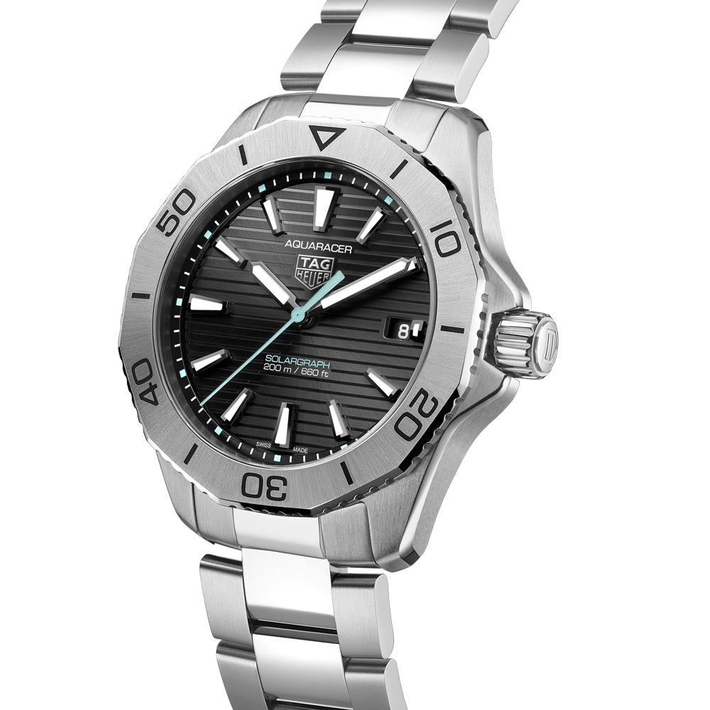 TAG Heuer Aquaracer Professional 200 Solargraph Black Dial 40mm Quartz