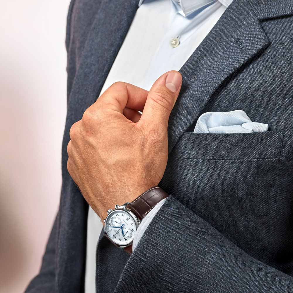 Longines Master Collection 40mm Silver Dial Automatic Chronograph Gent